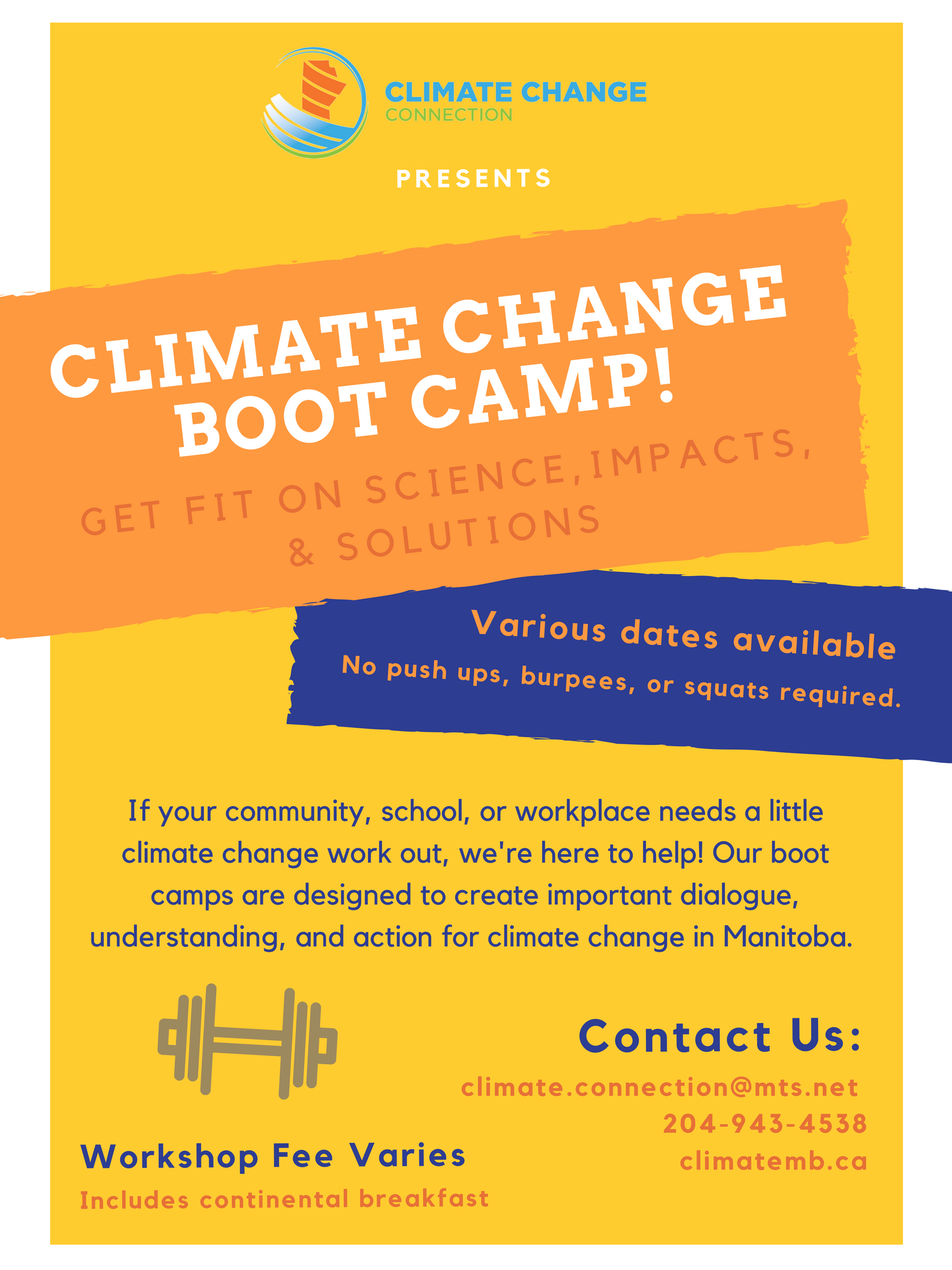 "Boot camps" | Climate Change Connection
